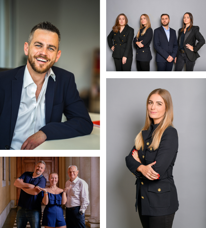 Photographie de portrait corporate dirigeants, collaborateurs et équipe ...